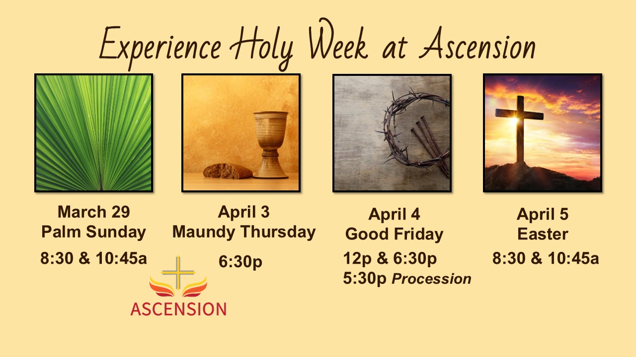Holy Week 2026 - Ascension Lutheran Church